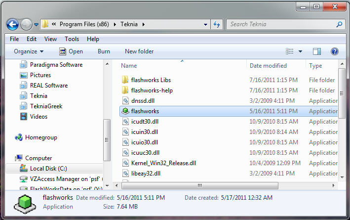 File Structure for FlashWorks | billmounce.com